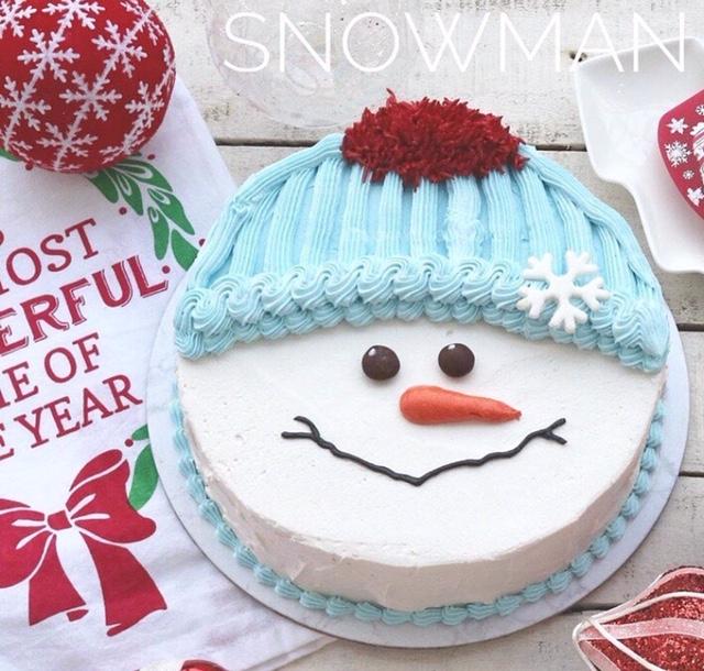 Snowman cake
